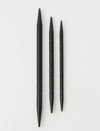 Ebony Cable Needles Set – Riverside Yarns
